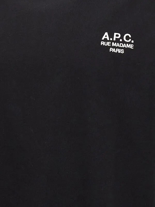A.p.c. Standard Rue Madame' T-shirt - Black