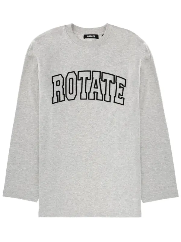ROTATE BY BIRGER CHRISTENSEN T-shirt With Logo - Gray