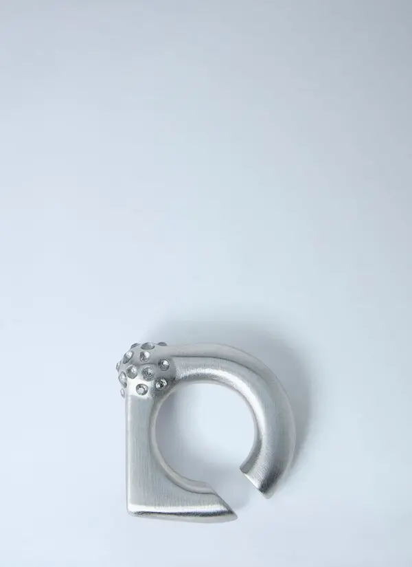 Rick Owens Orb Ear Cuff - Silver