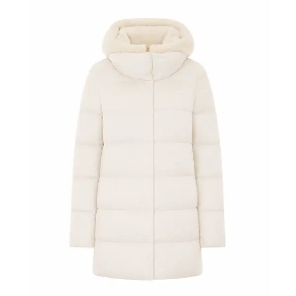 Herno Long Down Jacket - White