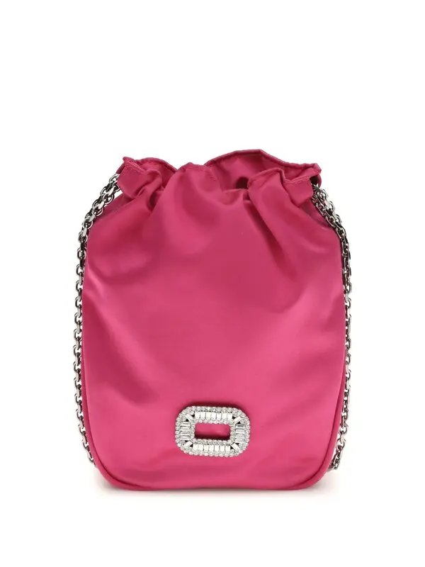 ROGER VIVIER Nano Pilgrim Bucket Bag - Pink