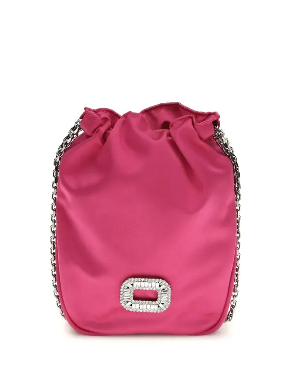 ROGER VIVIER Nano Pilgrim Bucket Bag - Pink