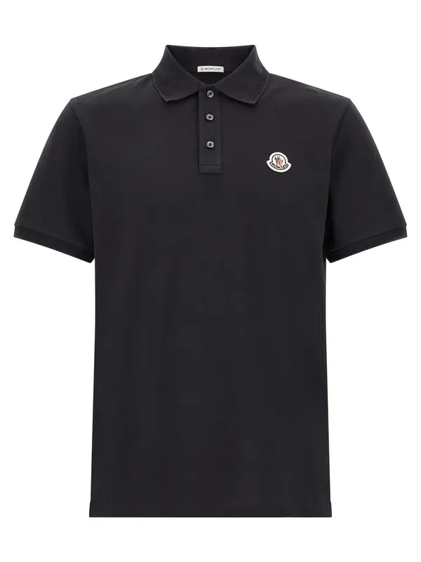Moncler Logo Patch Polo Shirt