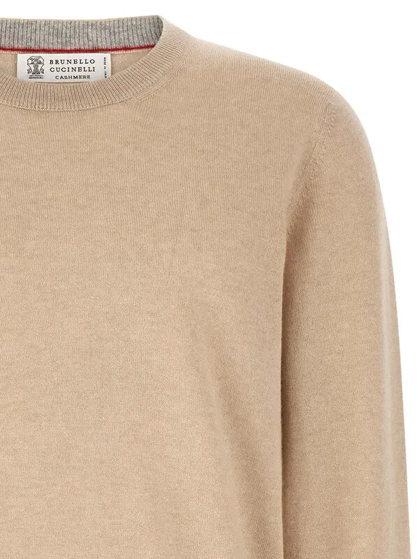 Brunello Cucinelli Cashmere Sweater - Cream