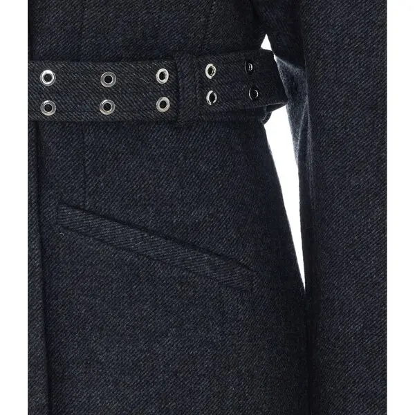 GANNI Wool Peacoat