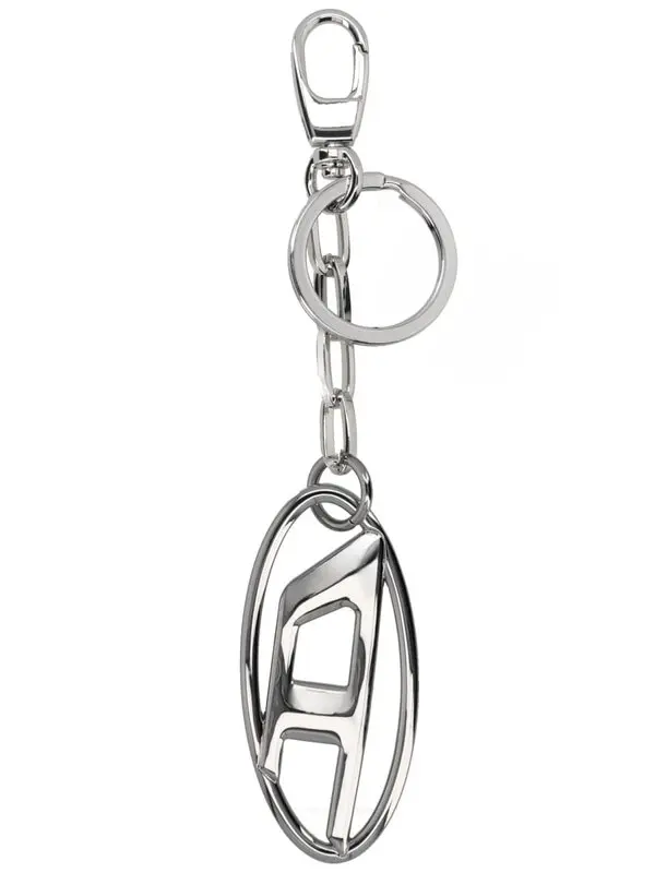 DIESEL® Holy-c Keychain With Logo - Silver