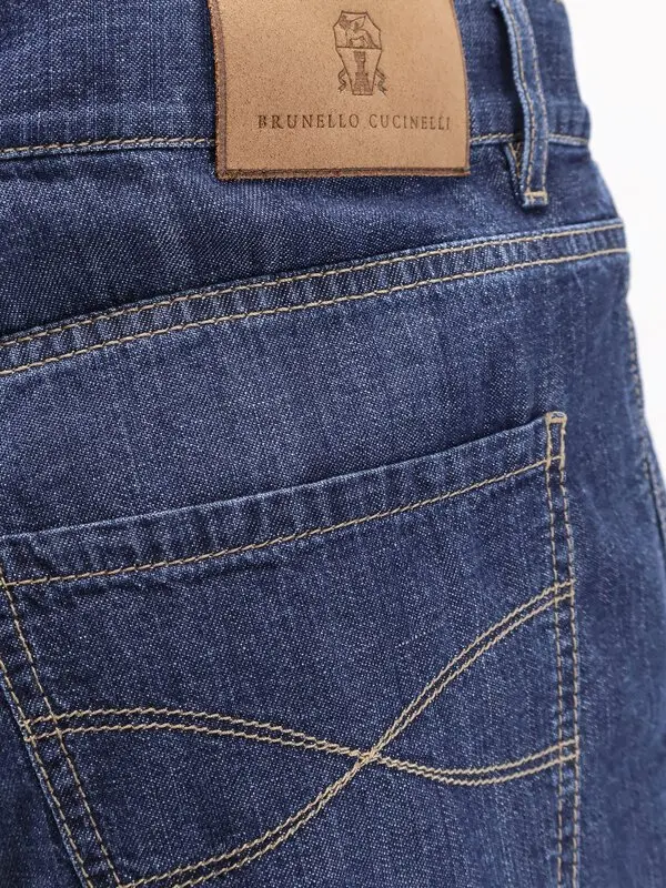 Brunello Cucinelli Cotton Jeans - Multicolor
