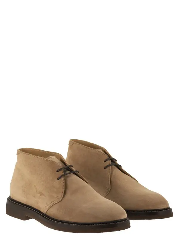 Brunello Cucinelli Suede Desert Boots