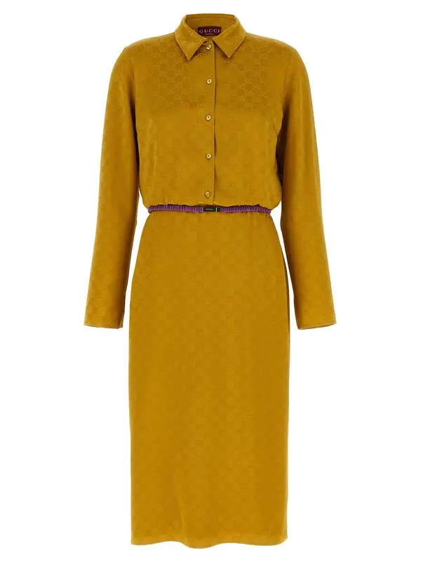 Gucci Jacquard 'gg' Dress