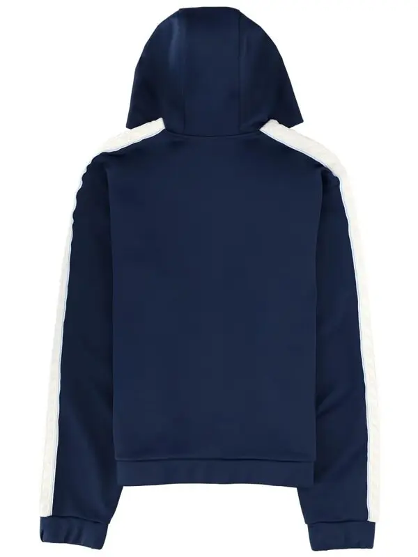 Casablanca Zipper Hoodie - Blue