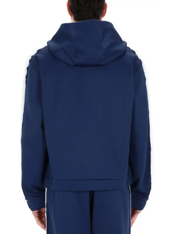 Casablanca Zipper Hoodie - Blue