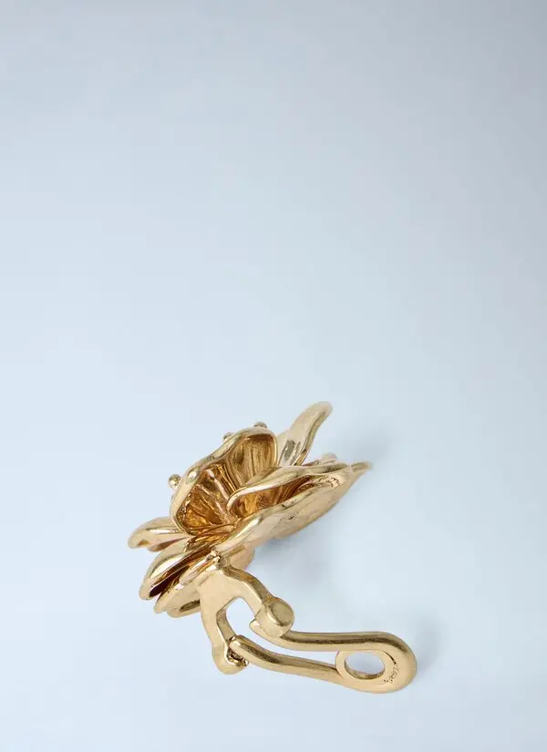 Miu Miu Mental Earrings With Crystals
