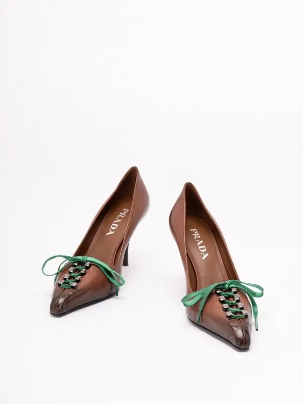 Prada Leather Pumps - Multicolor
