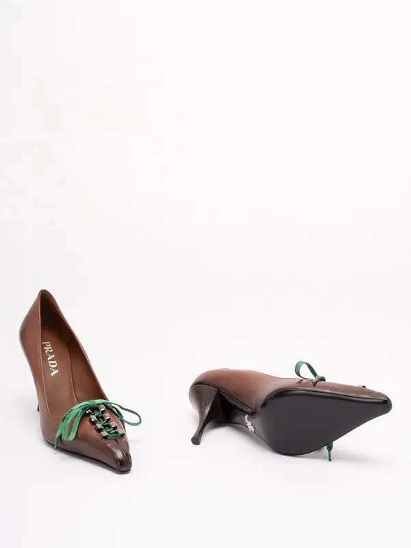 Prada Leather Pumps - Multicolor