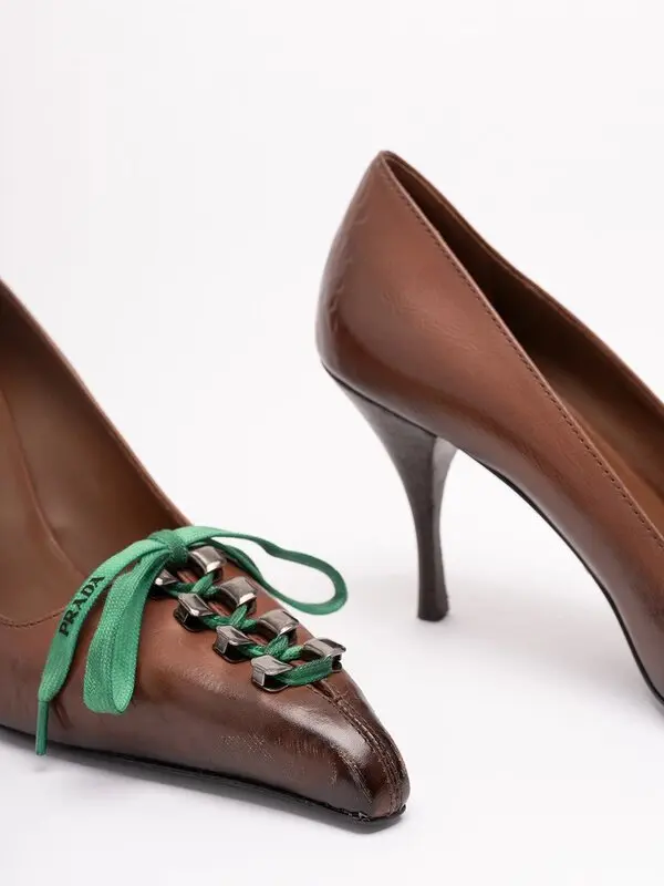 Prada Leather Pumps - Multicolor
