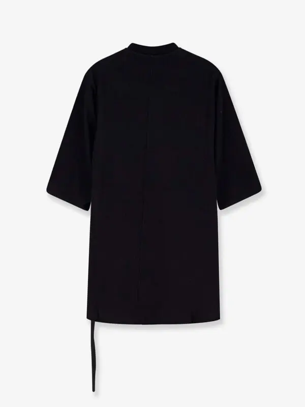 Rick Owens Cotton T-shirt With Logo On The Front