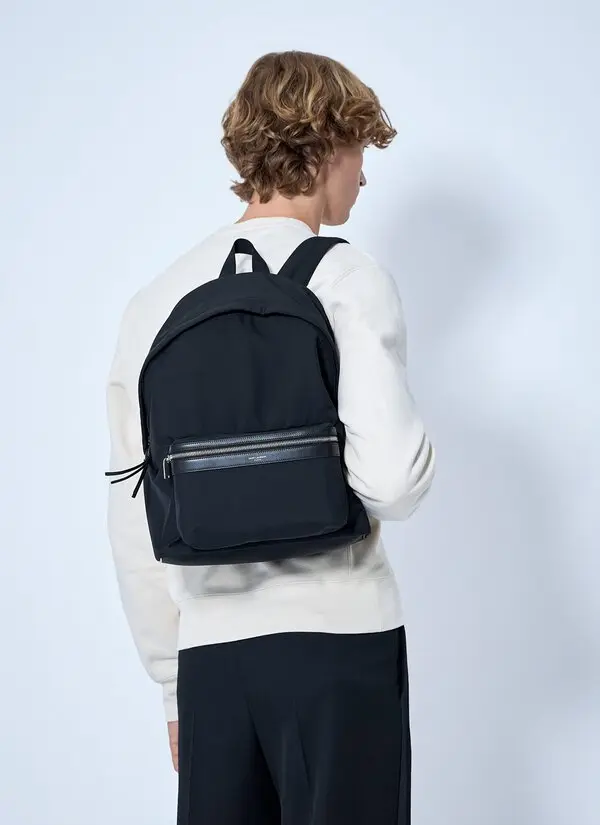 Saint Laurent City Backpack - Black