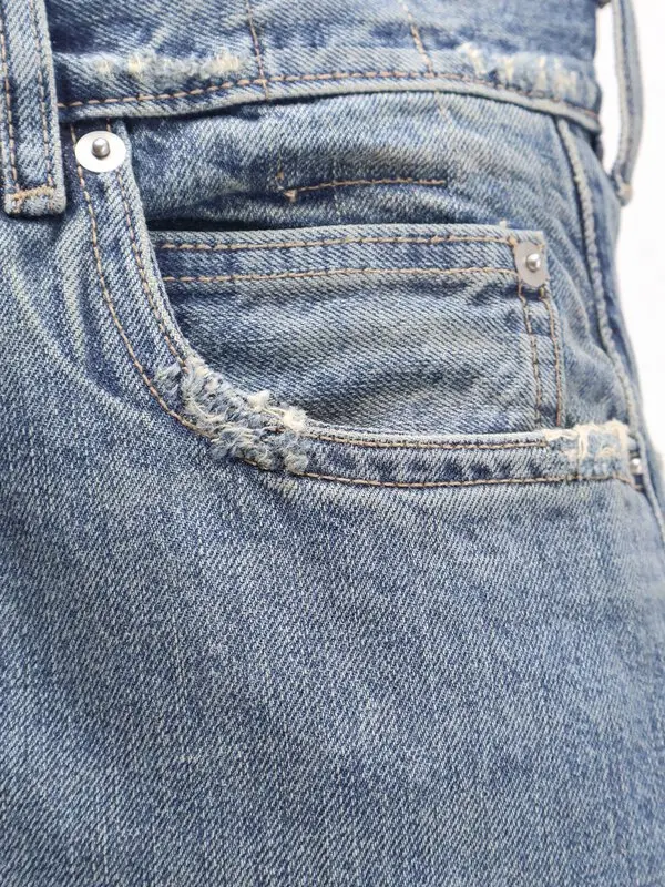 Rick Owens Blue Denim Jeans