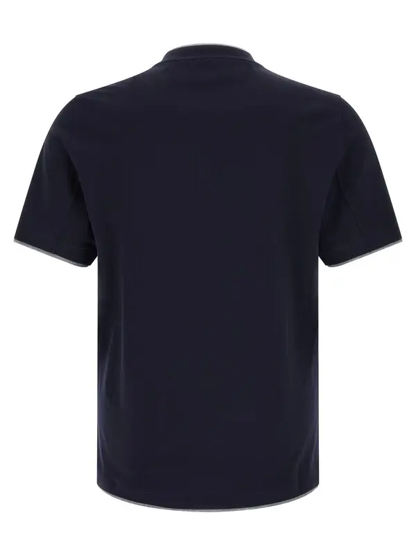 Brunello Cucinelli Double Layer T-shirt