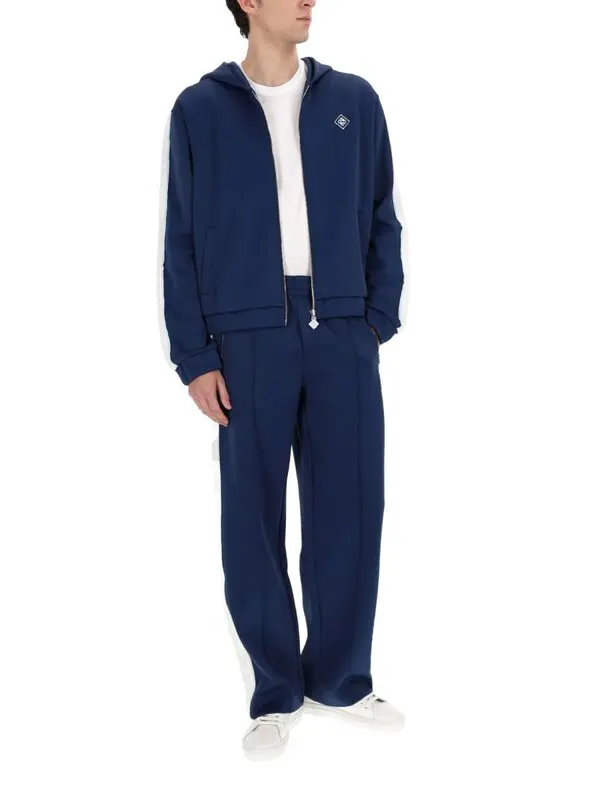 Casablanca Track Pants With Logo - Blue