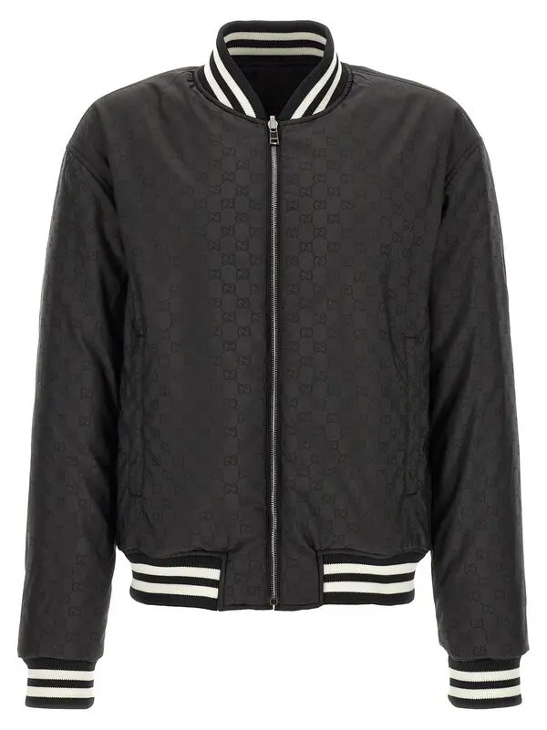 Gucci Gg Reversible Bomber Jacket - Multicolor