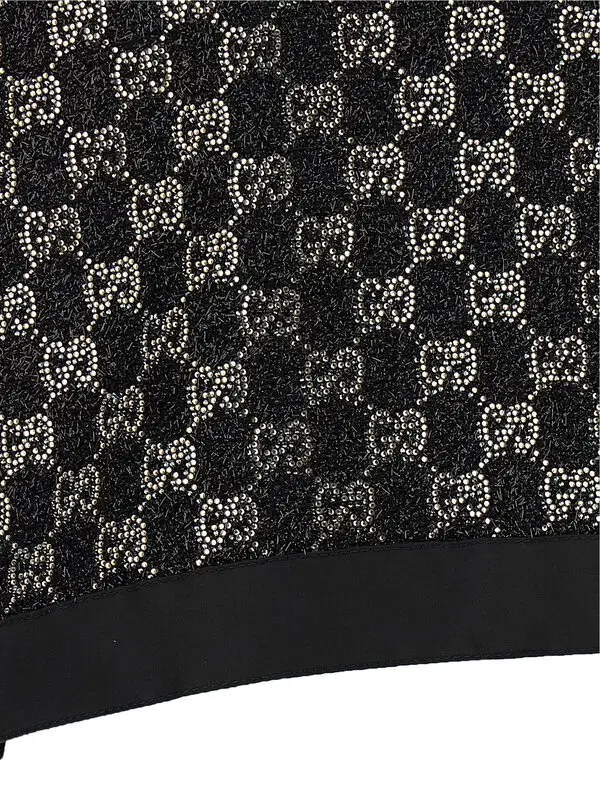 Gucci Gg Crystal Top - Black