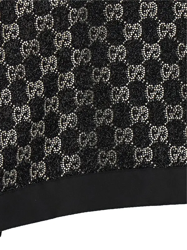 Gucci Gg Crystal Top - Black