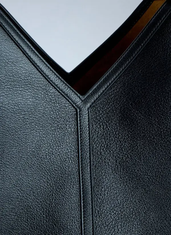 Saint Laurent Y Thin Tote Bag With Removable Pouch