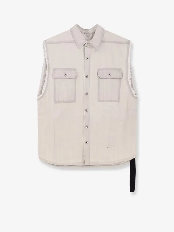Rick Owens Sleeveless Denim Jacket
