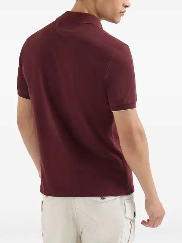 Brunello Cucinelli Logo Cotton Polo Shirt