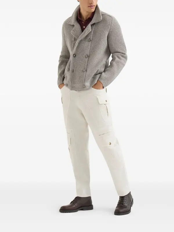 Brunello Cucinelli Logo Cotton Polo Shirt