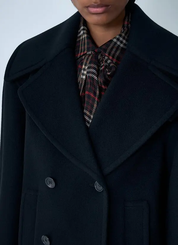 Saint Laurent Tailored Wool Coat