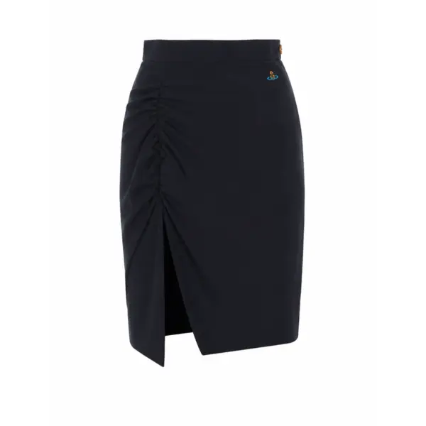 VIVIENNE WESTWOOD Mini Asymmetrical Pencil Skirt - Black