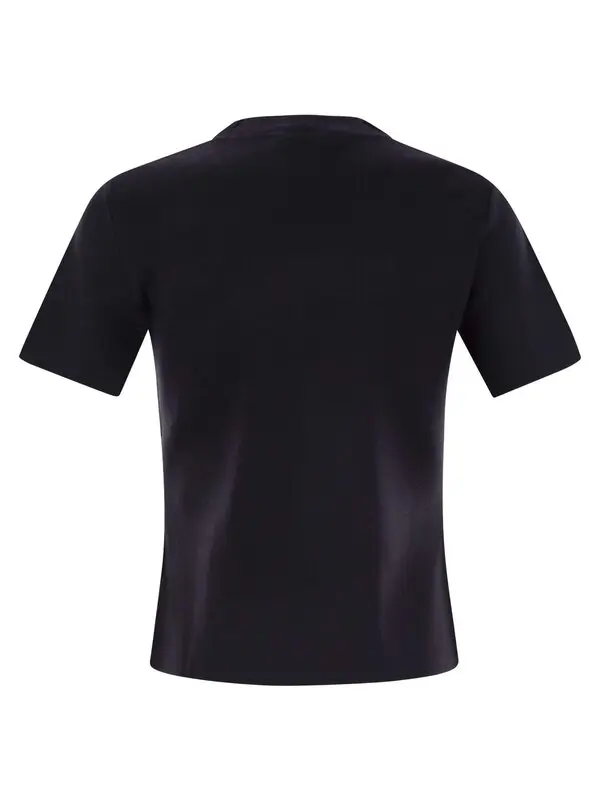 Max Mara Nerina Basic Cotton T-shirt - Blue