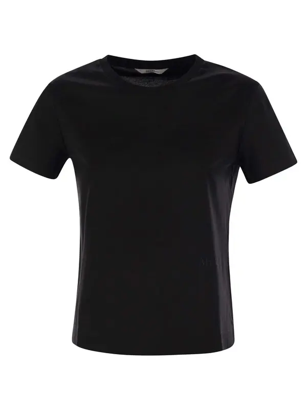 Max Mara Nerina Basic Cotton T-shirt - Black