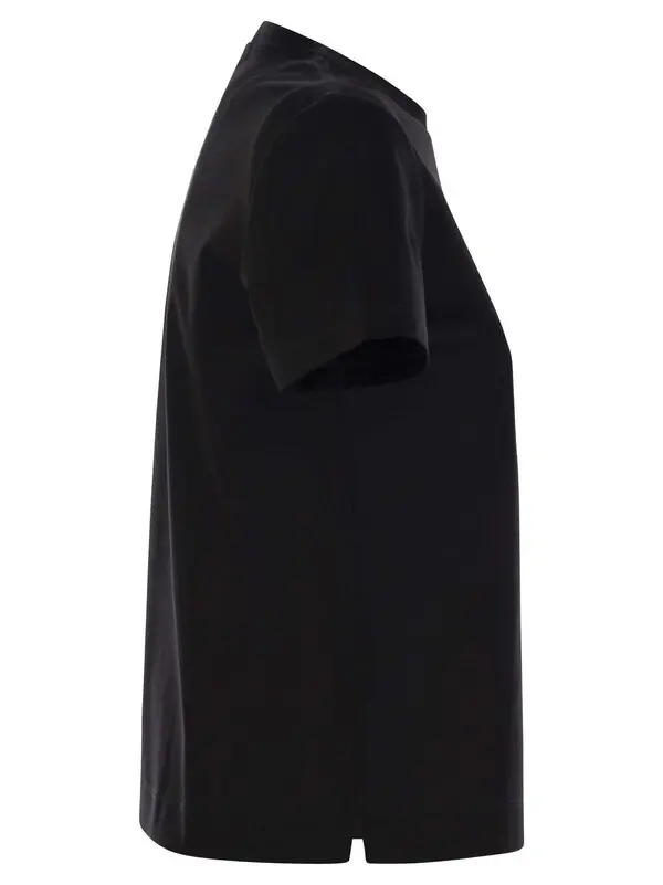 Max Mara Nerina Basic Cotton T-shirt - Black