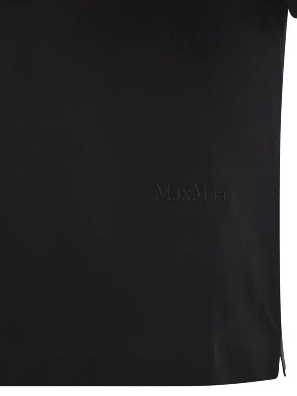 Max Mara Nerina Basic Cotton T-shirt - Black