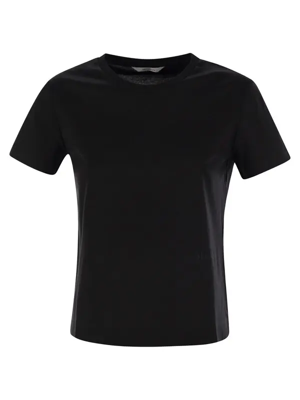 Max Mara Nerina Basic Cotton T-shirt - Black