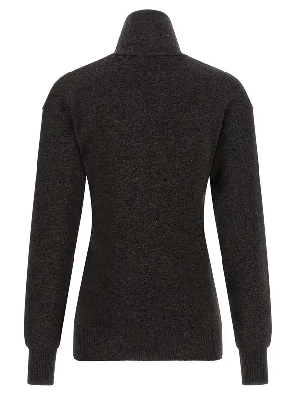 LEMAIRE Button Cardigan - Brown