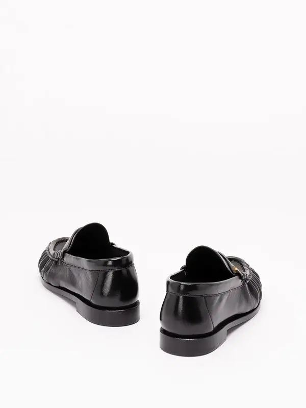 Saint Laurent Leather Loafers - Multicolor