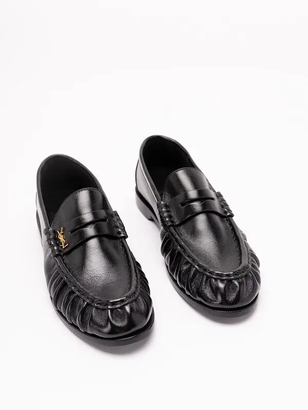 Saint Laurent Leather Loafers - Multicolor