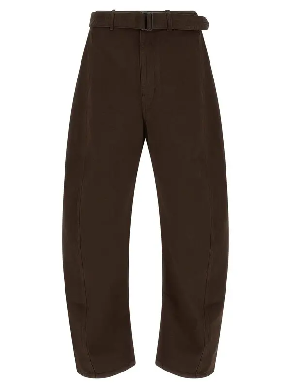 LEMAIRE Twisted' Pants - Brown