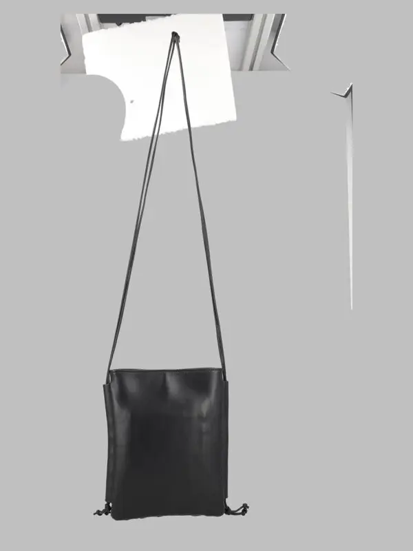 Hereu Borsa A Tracolla Trena In Pelle - Black