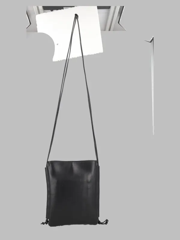 Hereu Leather Crossbody Bag - Black