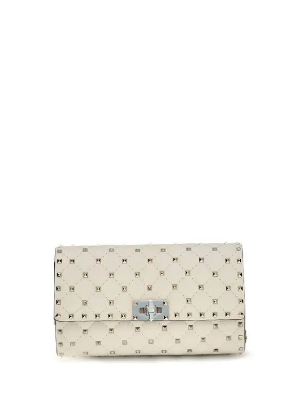 Valentino Garavani Rockstud Spike Quilted Nappa Shoulder Bag - Multicolor