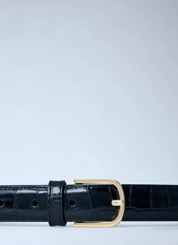 TOTEME Embossed Leather Belt