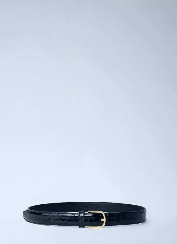 TOTEME Embossed Leather Belt