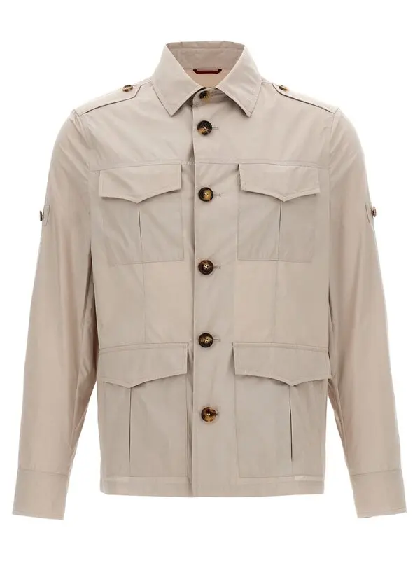Brunello Cucinelli Saharan Jacket - Cream