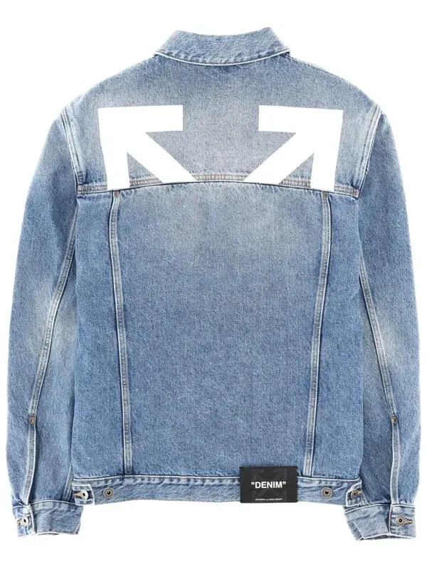 Off-White Denim Jacket With Print