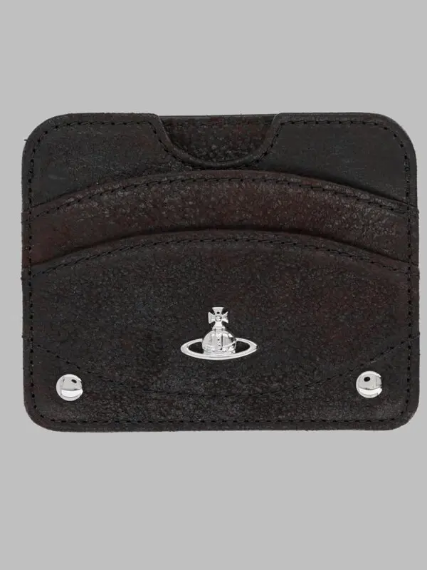 VIVIENNE WESTWOOD Portacarte Half Moon - Brown